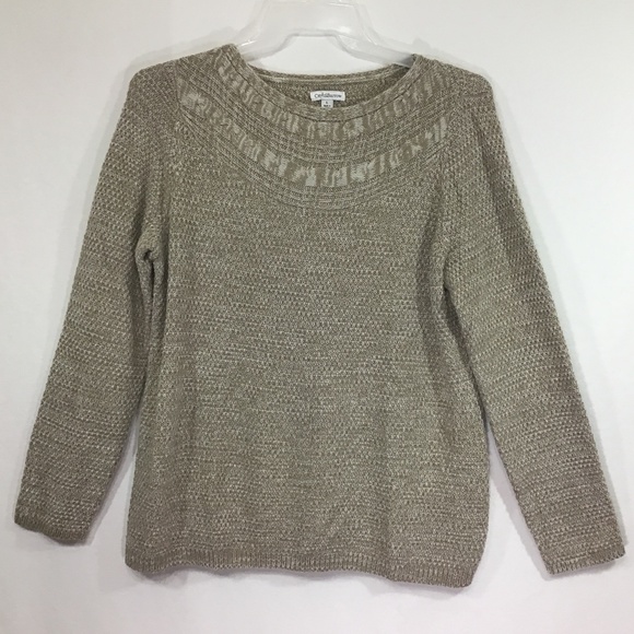 Croft & Barrow Sweater | Sweaters | Croft Barrow Tanwhite Sweater ...